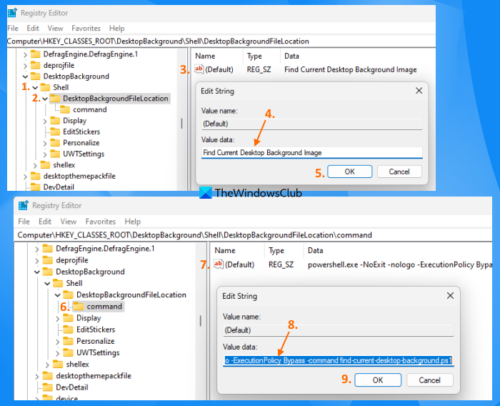 How to find the current Desktop Background image in Windows 11