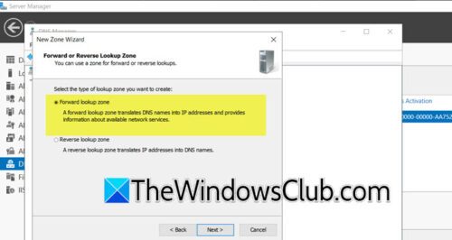 Configure DNS Forward and Reverse Lookup Zones Windows Server