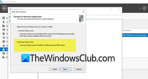 Configure DNS Forward and Reverse Lookup Zones Windows Server