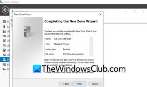 Configure DNS Forward and Reverse Lookup Zones Windows Server