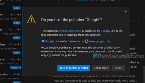 How to use Gemini Code Assist in Windows 11?