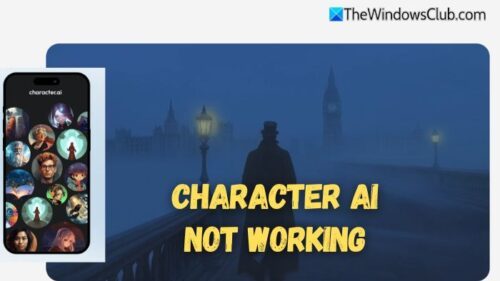 Character AI not working or loading on PC or Mobile [Fix]