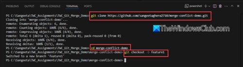 How to resolve Merge Conflicts in Git