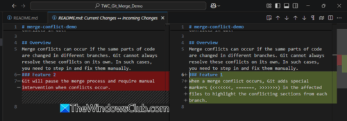 How to resolve Merge Conflicts in Git