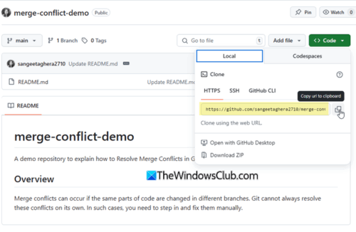 How to resolve Merge Conflicts in Git