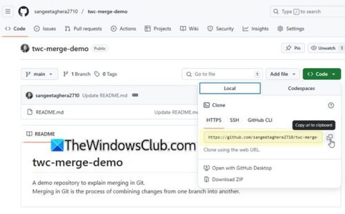 How to merge two branches in Git?