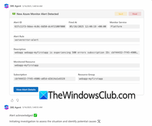 What is Azure SRE Agent?