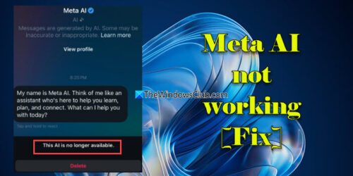 Meta AI not working on WhatsApp, Facebook, or Instagram [Fix]