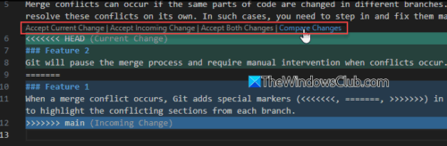 How to resolve Merge Conflicts in Git