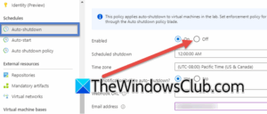 Azure Virtual Machine (VM) is shutting down or stopping unexpectedly