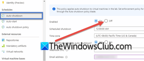Azure Virtual Machine (VM) is shutting down or stopping unexpectedly