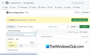 How to merge two branches in Git?