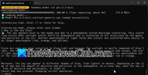 How to download Windows AI Foundry locally