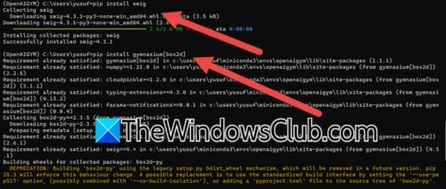How to install OpenAI Gym in a Windows environment