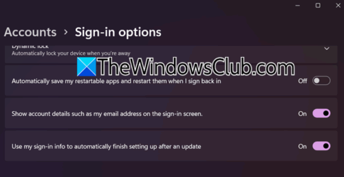 I get logged out of everything when I restart my computer