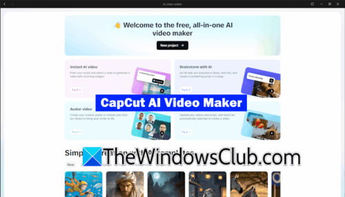 How to download and use CapCut AI Video Maker for PC
