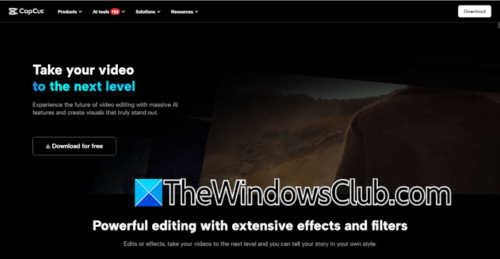 How to download and use CapCut AI Video Maker for PC