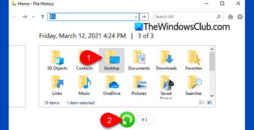 Accidentally deleted Desktop folder in Windows 11