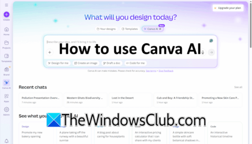 How to use AI in Canva