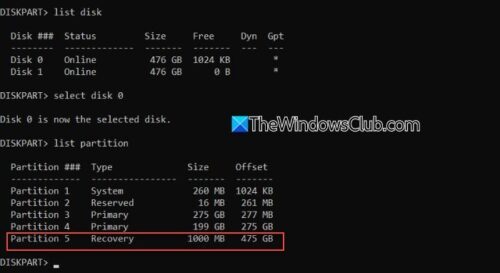 Windows keeps re-assigning drive letter to recovery partition