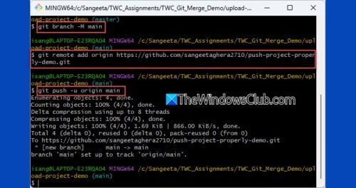How to Push a Project to GitHub