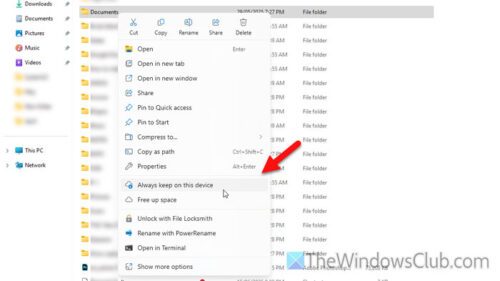 The source and destination file names are the same in OneDrive