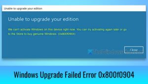 Fix Something Happened Windows Setup error