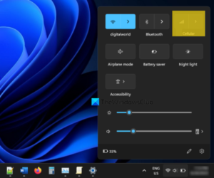 How to enable Cellular option in Windows 11/10
