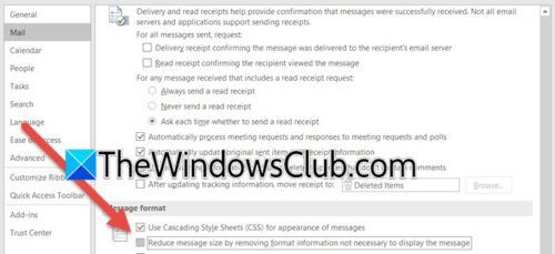 Outlook signature format changes when replying