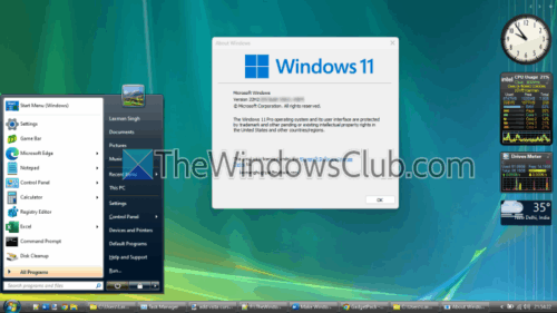 How to make Windows 11 look Windows 7