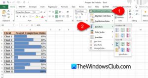 How to create Progress Bars in Excel