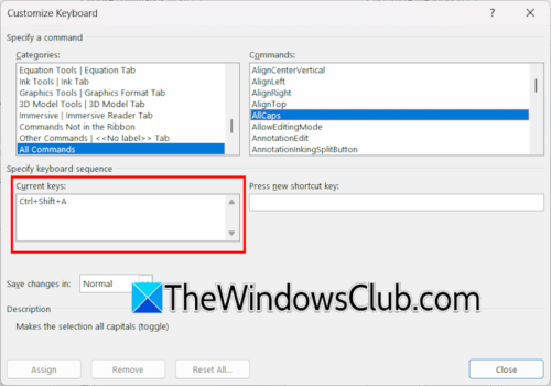Word typing in all caps when Caps Lock is off