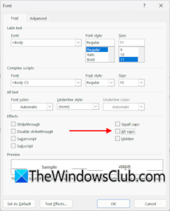 Word typing in all caps when Caps Lock is off