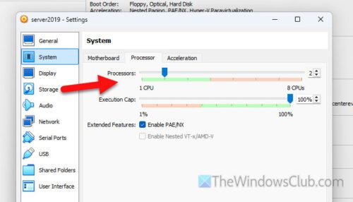Enable Nested VT-x/AMD-V grayed out in VirtualBox