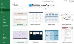 How to create a Timeline in Excel