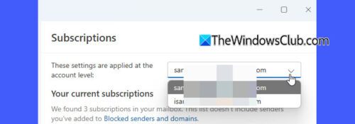How to unsubscribe from Emails in Outlook app