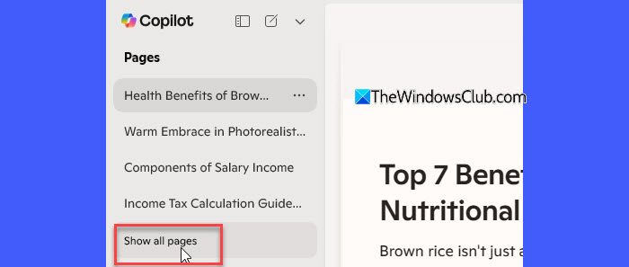 How to use Copilot Pages in Windows 11?