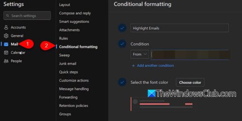 How to highlight Specific Emails in Outlook