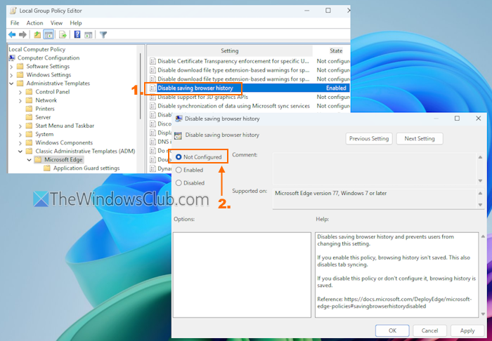 Microsoft Edge not showing History [Fix]