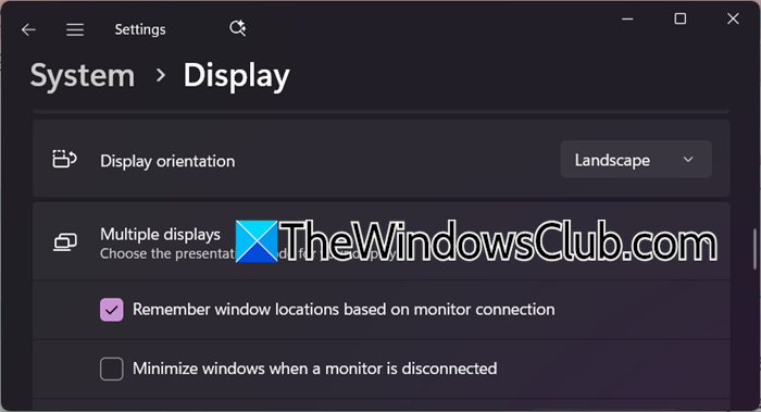 Windows 11 resizing or moving windows after Sleep