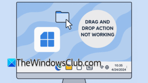 Windows 11 Taskbar drag and drop not working