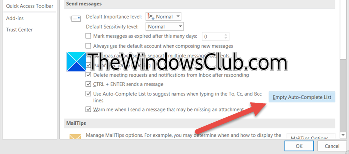 Email undeliverable but address is correct in Outlook