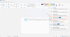How to make Stickers on Windows 11 using Paint app