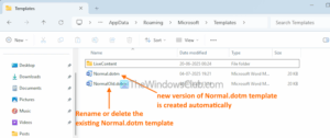Word cannot open the existing file Normal.dotm error [Fix]