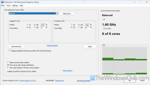 Task Manager showing less cores in Windows 11