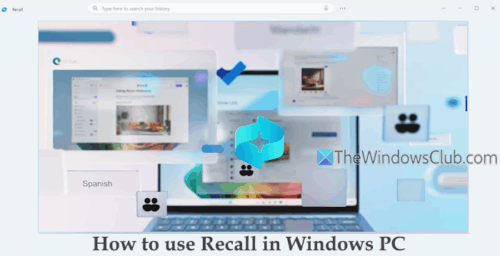 Enable, Disable or Delete Recall Snapshots in Windows 11