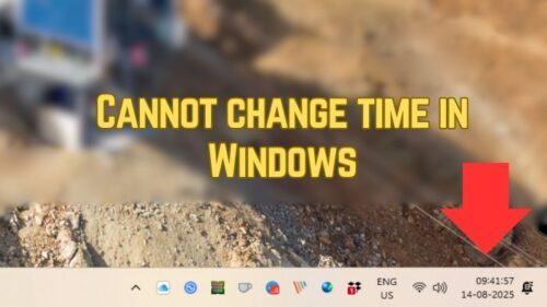 How to display Time in Notification Center of Windows 11