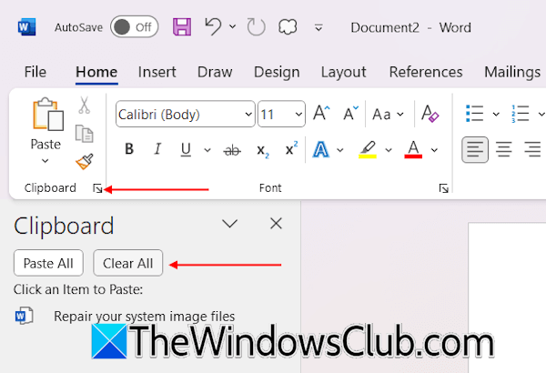 Copy and Paste not working in Word [Fix]