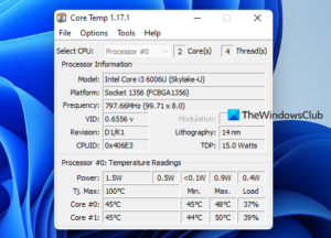 Fix Processor Thermal Trip error on Windows 11/10