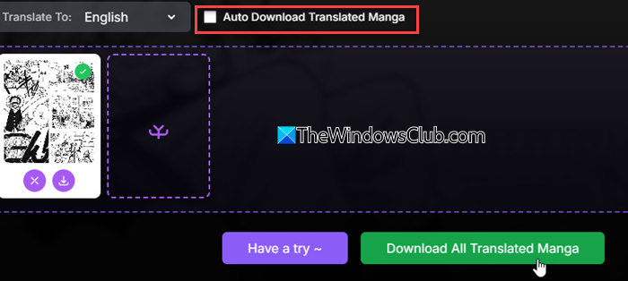 How to translate Manga Comic using AI Manga Translator?